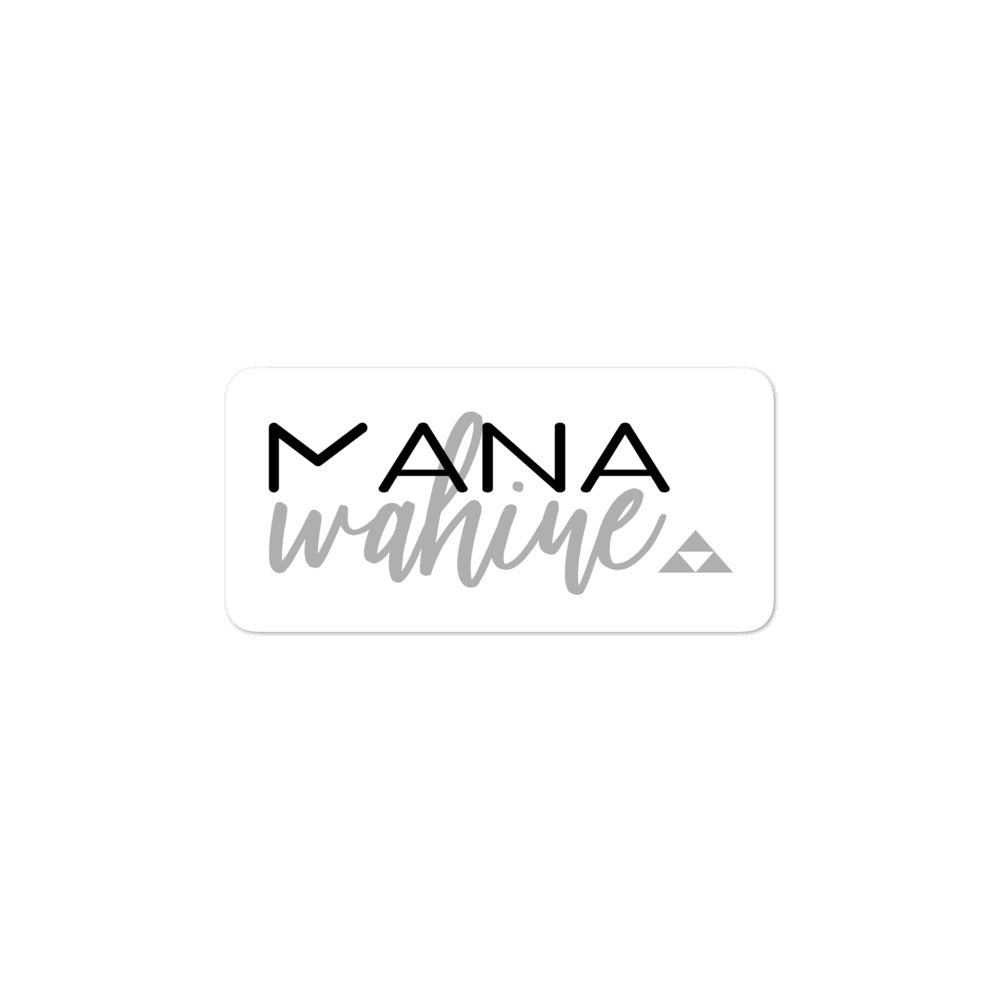 Maoli Woman Power (Mana Wahine) Script Sticker